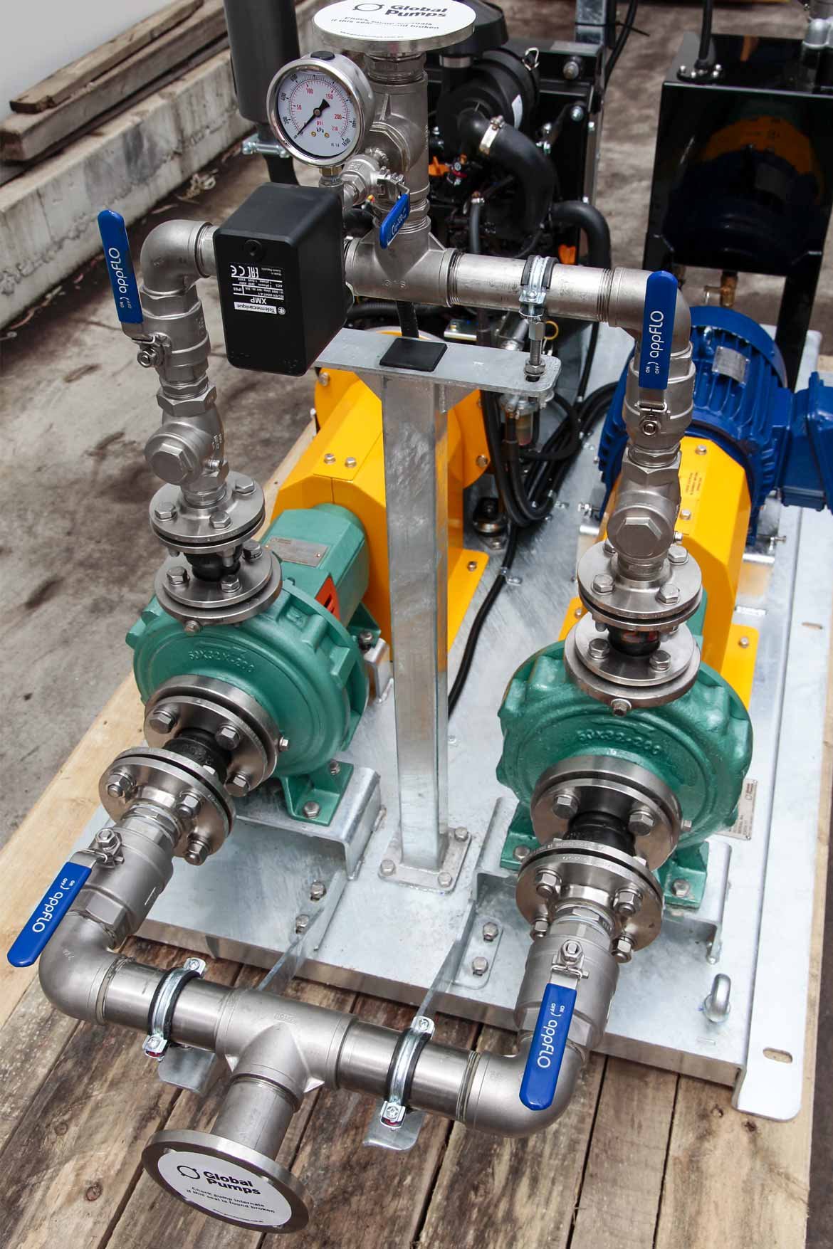 Skid mounted pump systems | Global Pumps