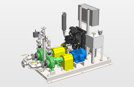 Skid mounted pump systems | Global Pumps