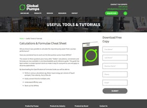 Global Pumps Tools and Calculators